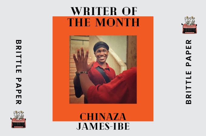 NOVEMBER WRITER OF THE MONTH: Chinaza James-Ibe