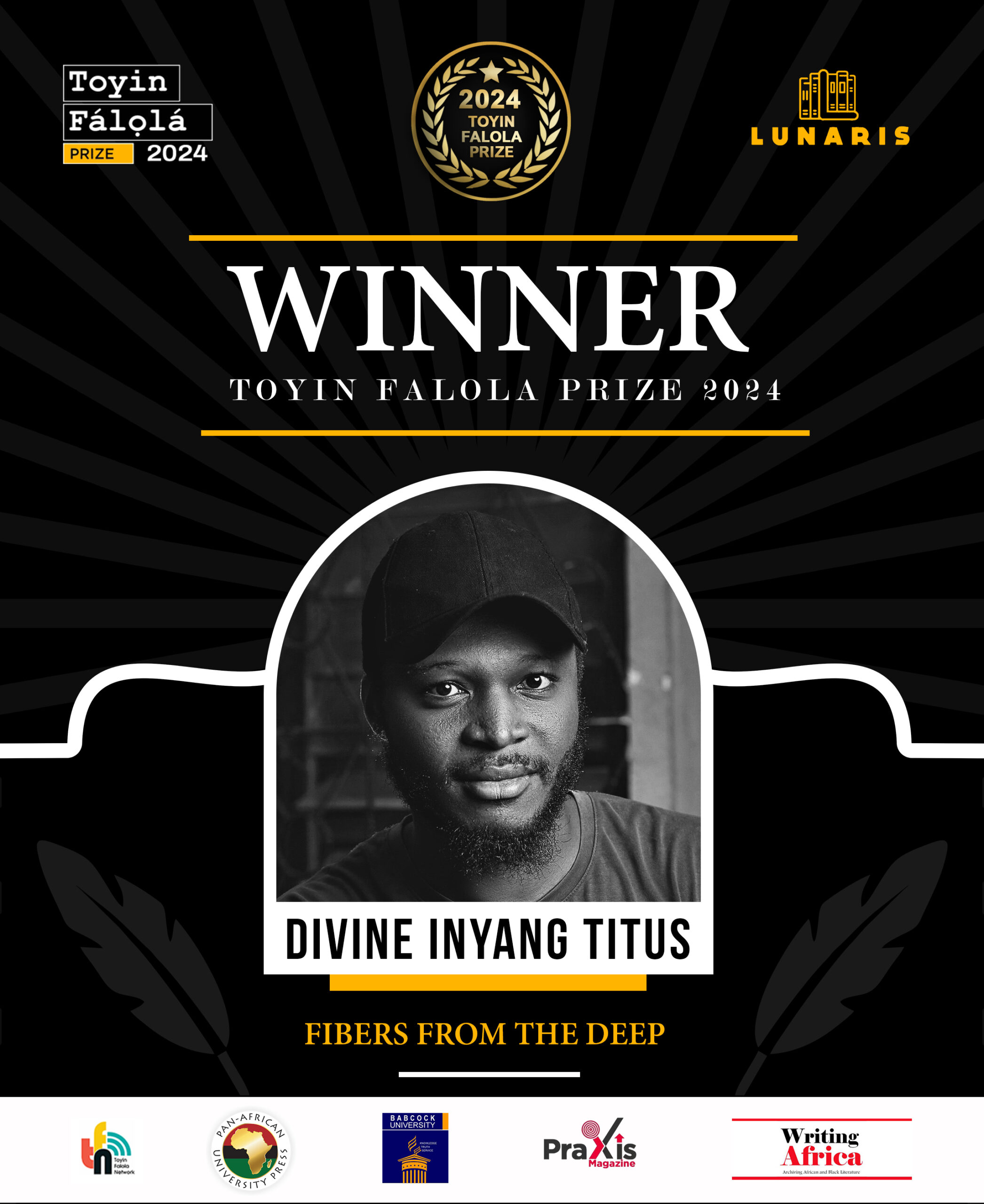 Divine Inyang Titus Wins the 2024 Toyin Falola Prize for Short Story ...