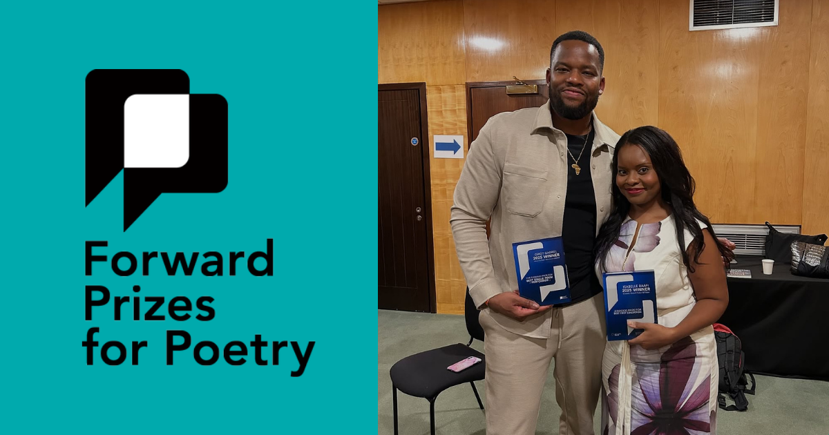 Isabelle Baafi and Griot Gabriel Win at the 2025 Forward Prizes for Poetry