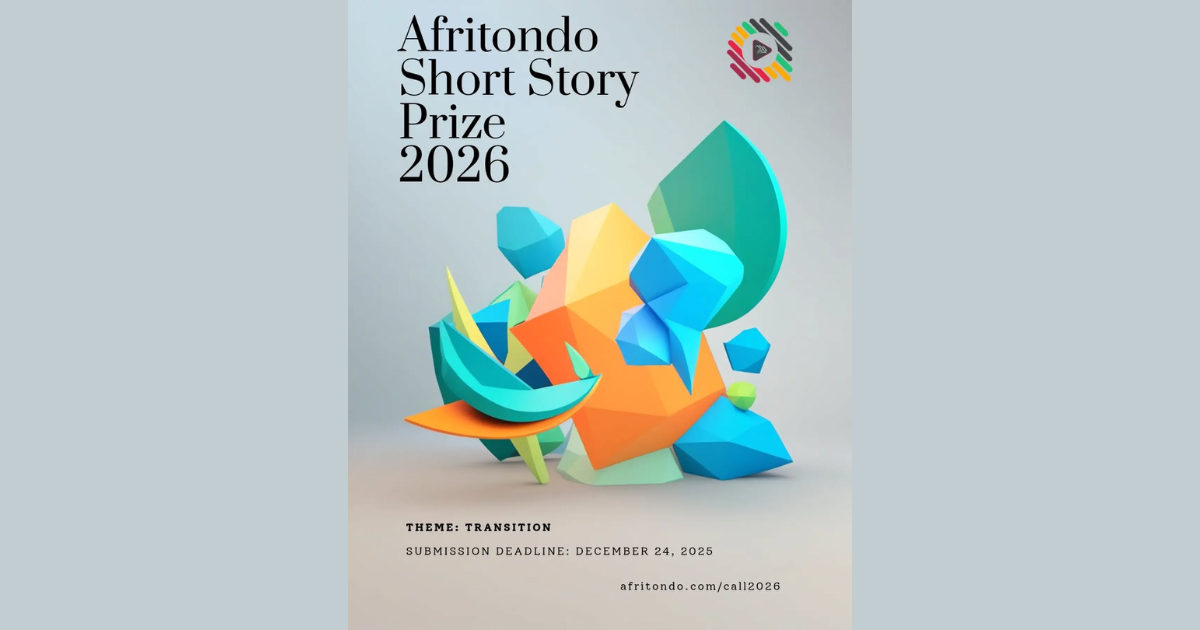 Afritondo Short Story Prize 2026 Now Open | Submit by December 23, 2025