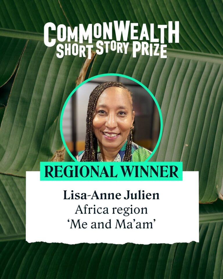 South African Writer Lisa-Anne Julien Wins the 2026 Commonwealth Short ...
